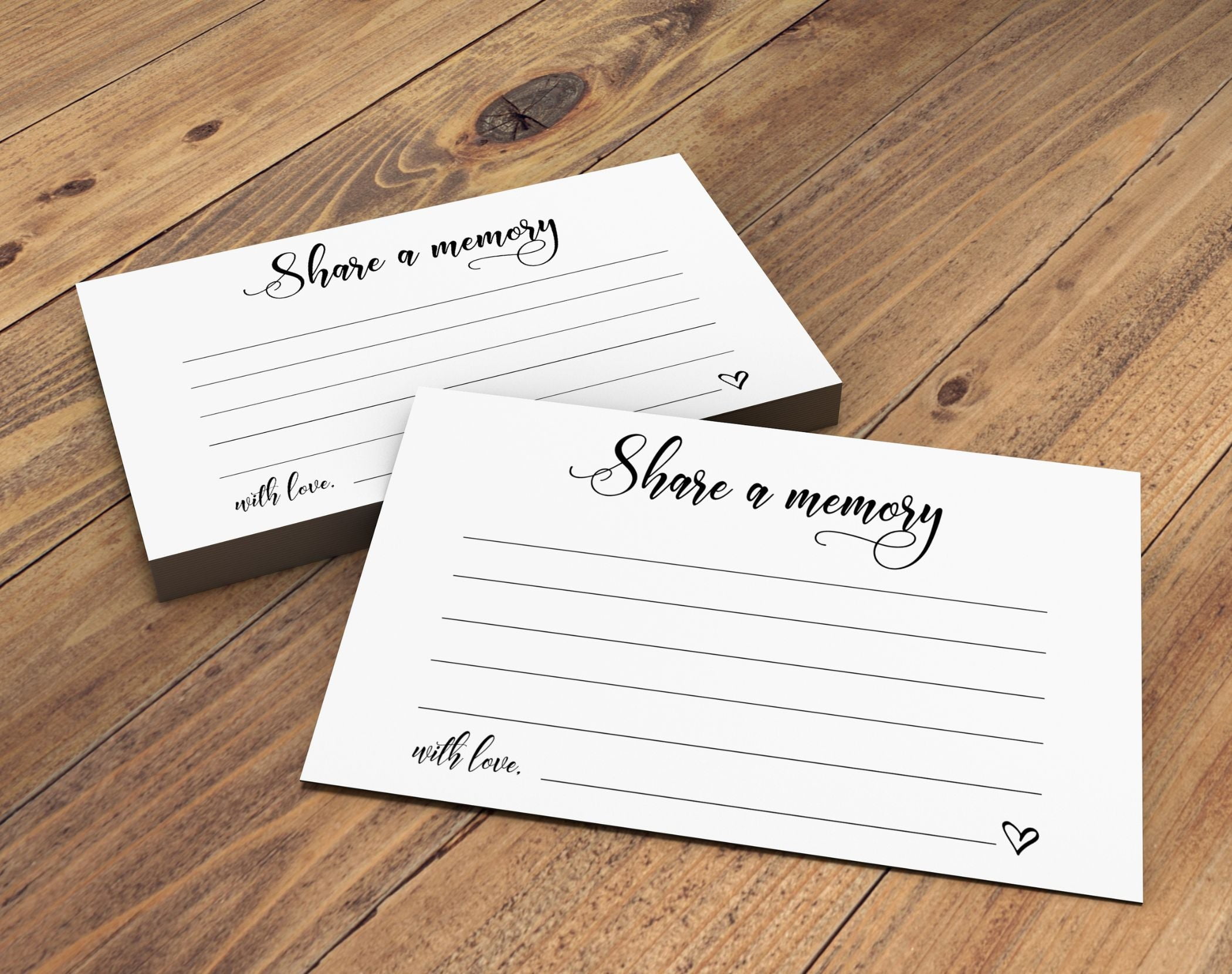 Digital Doc Inc Share a Memory Cards (50 Cards) 4" x 6" Paper - Walmart.com