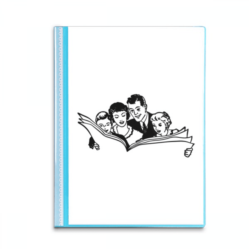 Share Newspapers Around Read Book Sheet Protectors Portfolio Binder ...