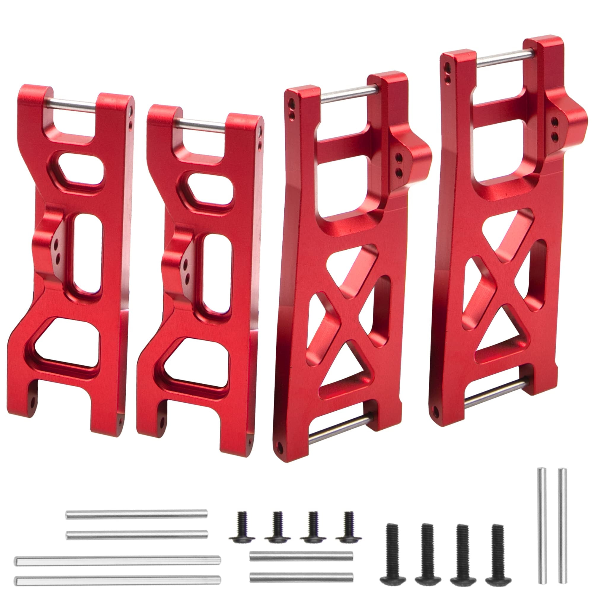 ShareGoo Aluminum Alloy Front & Rear Lower Suspension A-Arms Set ...