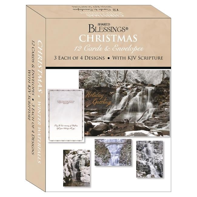 Shared Blessings-Christmas-Assorted & Winter Waterfalls Card, Box of 12 ...
