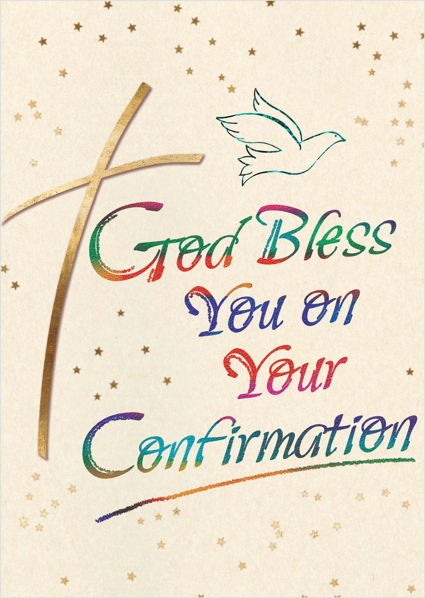 Shared Blessings Confirmation Blessings 1 Count Religious Confirmation Card, KJV Scripture Bible ...