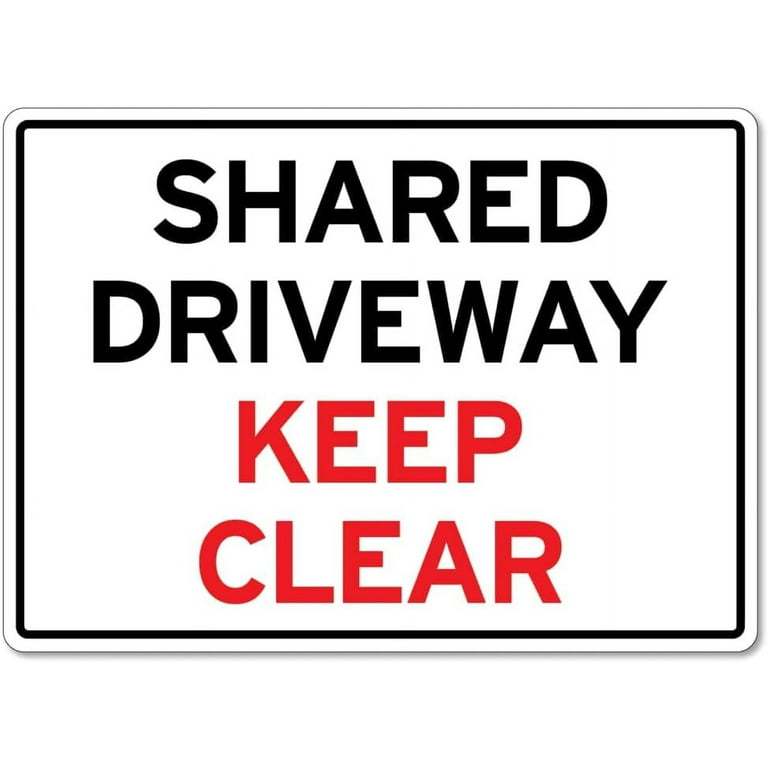 Driveway Traffic Caution Sign