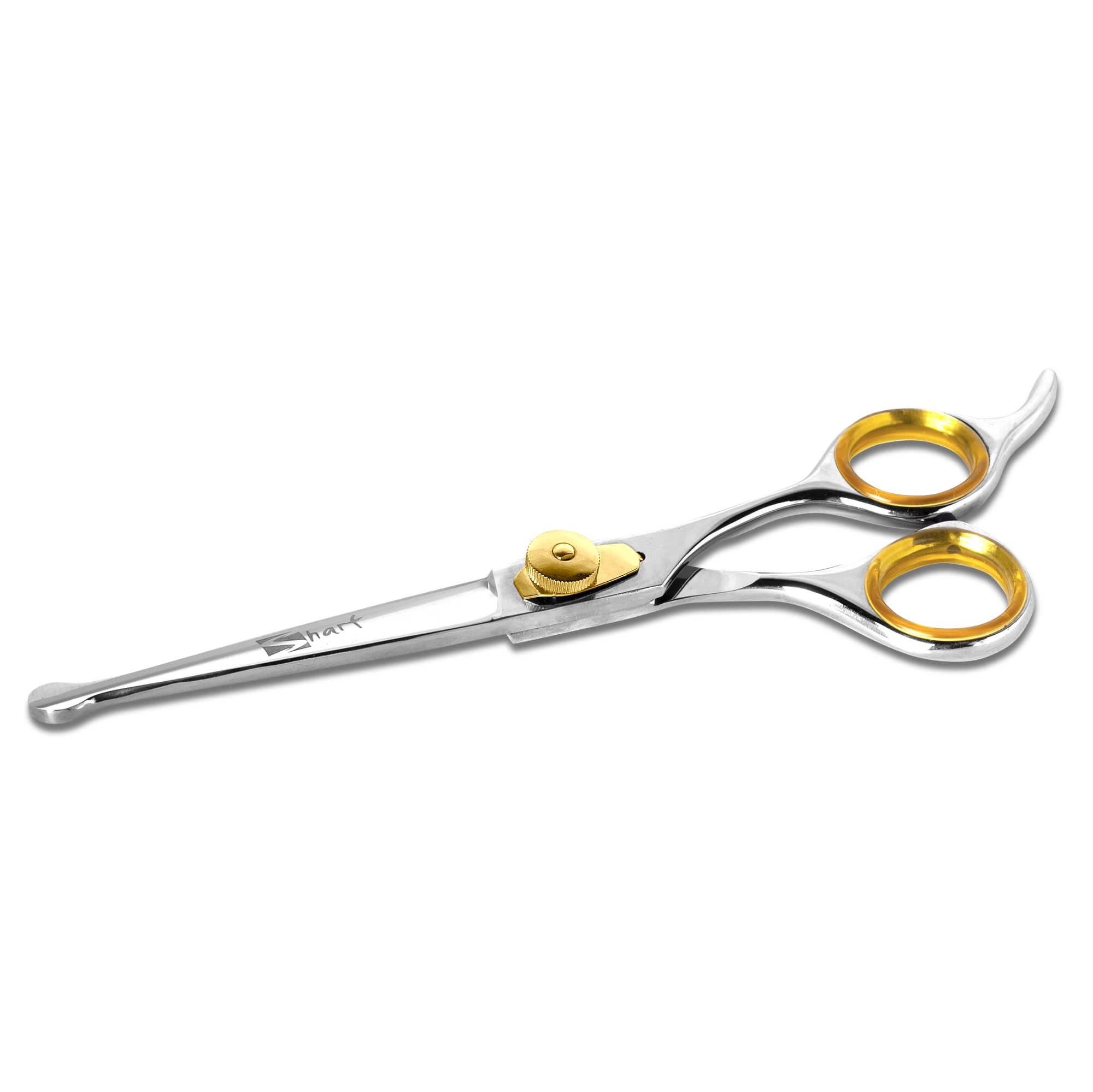 Sharf Dog Grooming Scissors, Gold Touch 7.5 Inch Straight Sharp ...