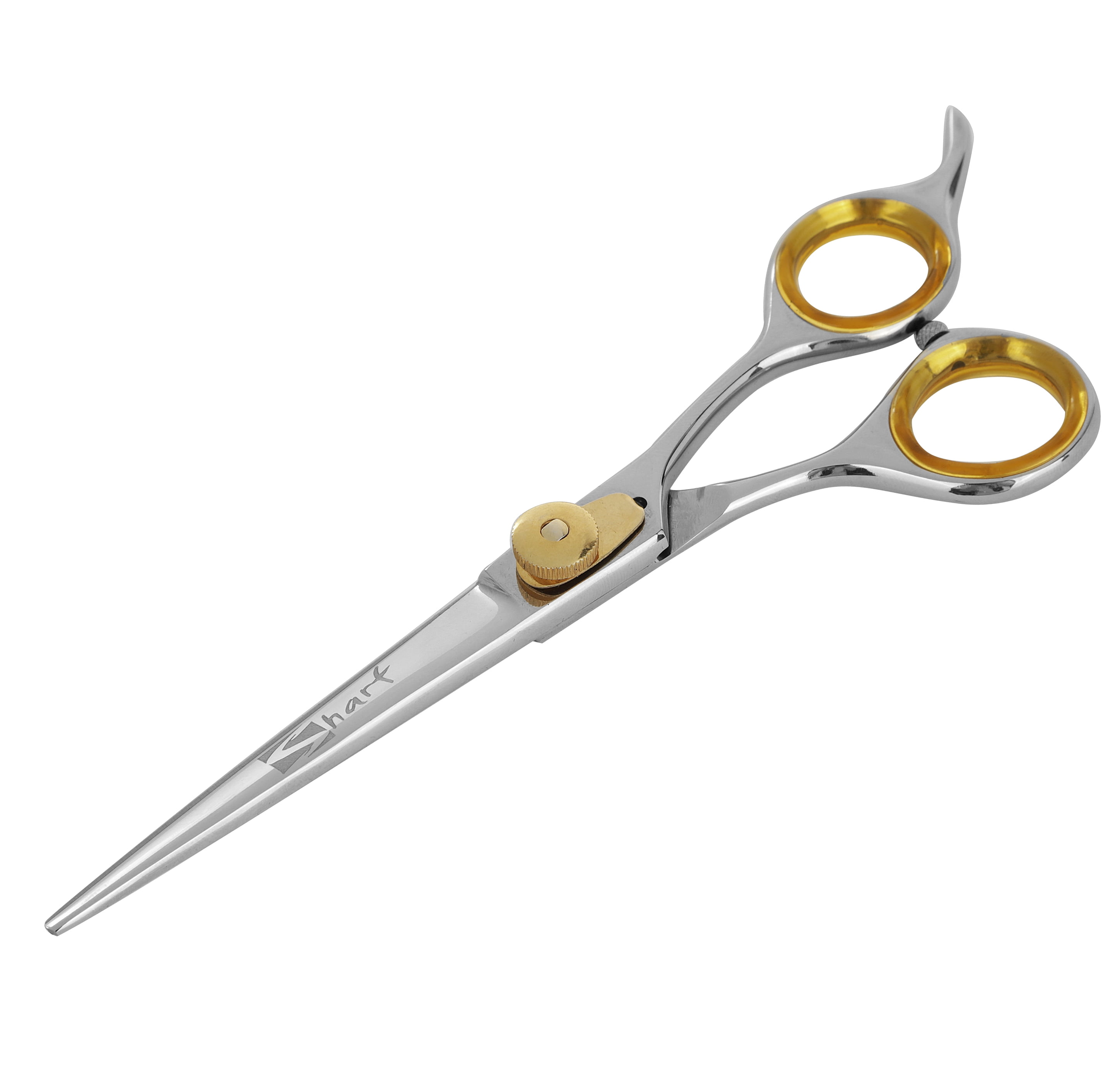 Sharf Gold Touch Professional 6.5 Inch Straight Barber Scissors Sharp ...