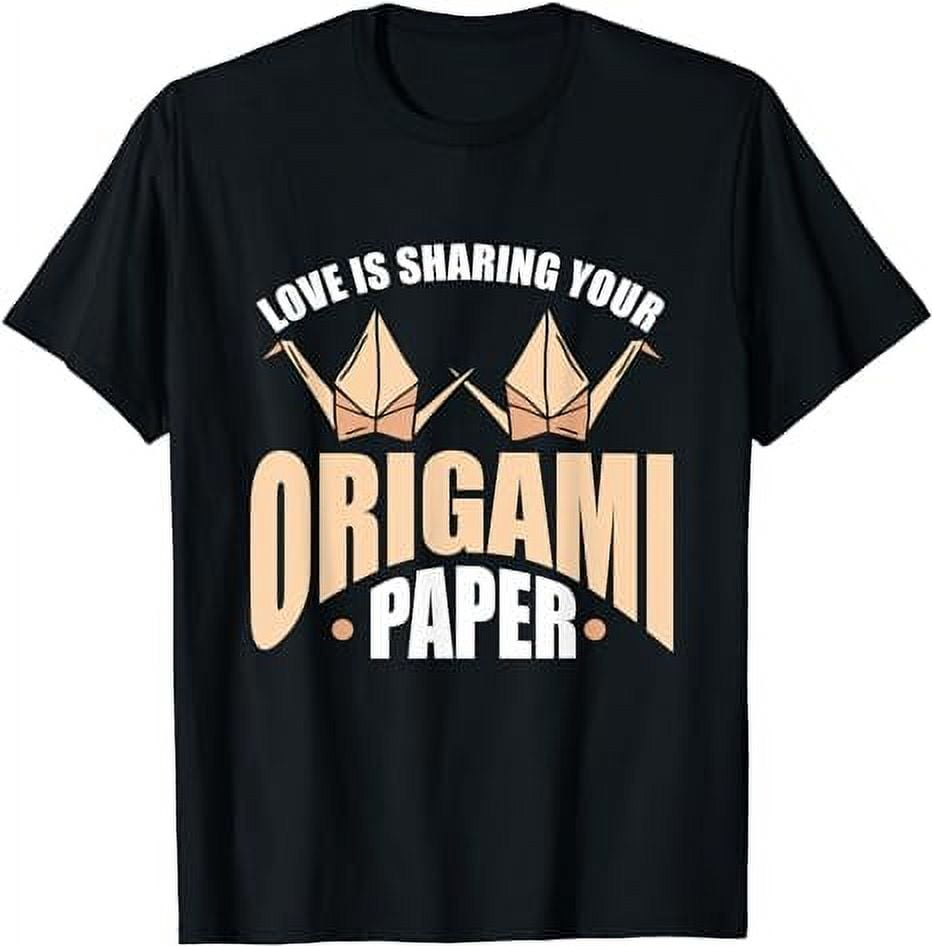 Sharing Origami Folding Sculpture Origami Master Origami T-Shirt ...