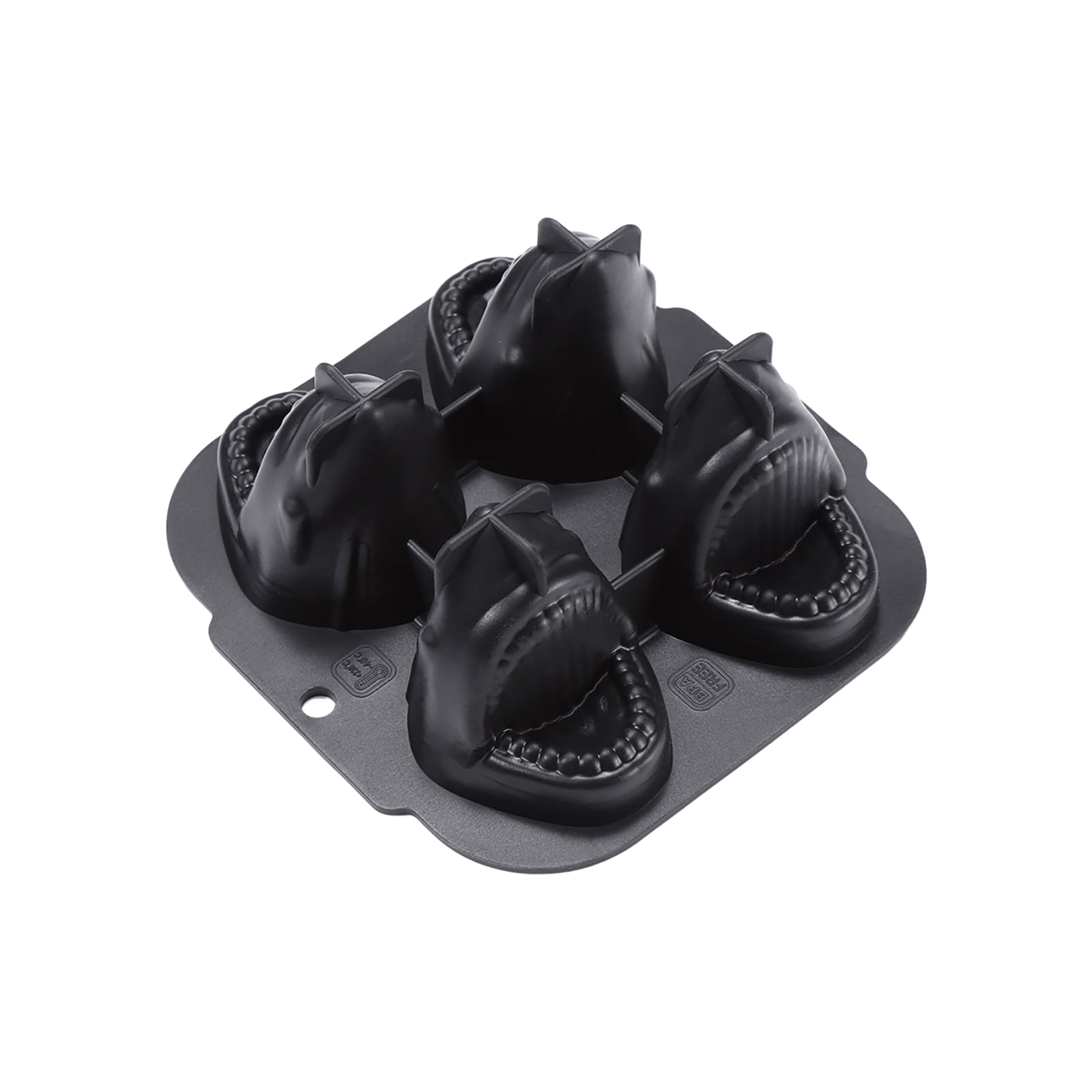 Shark 3D Large Silicone Ice Cube Molds, Shark Head Ice Cube Molds, Fun ...