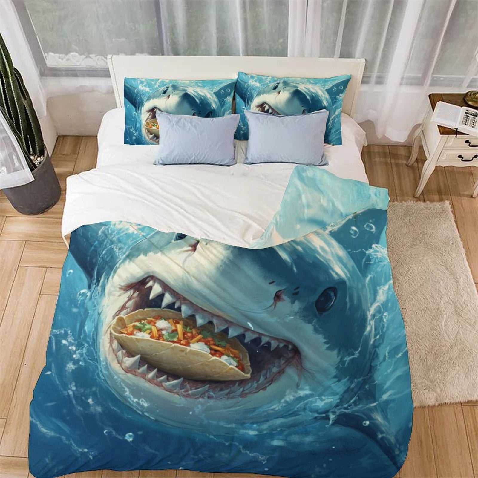 Shark 3D Printed Bedding Set Quilt Cover Comforter Covers Duvet Cover ...