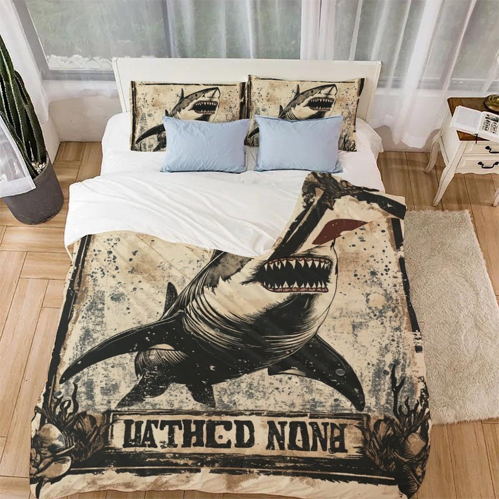 Shark 3D Printed Duvet Cover Comforter Covers Quilt Cover Bedding Set ...