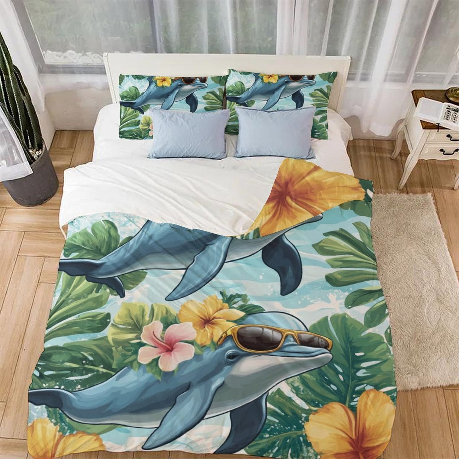 Shark 3D Printed Quilt Cover Duvet Cover Comforter Covers Bedding Set ...