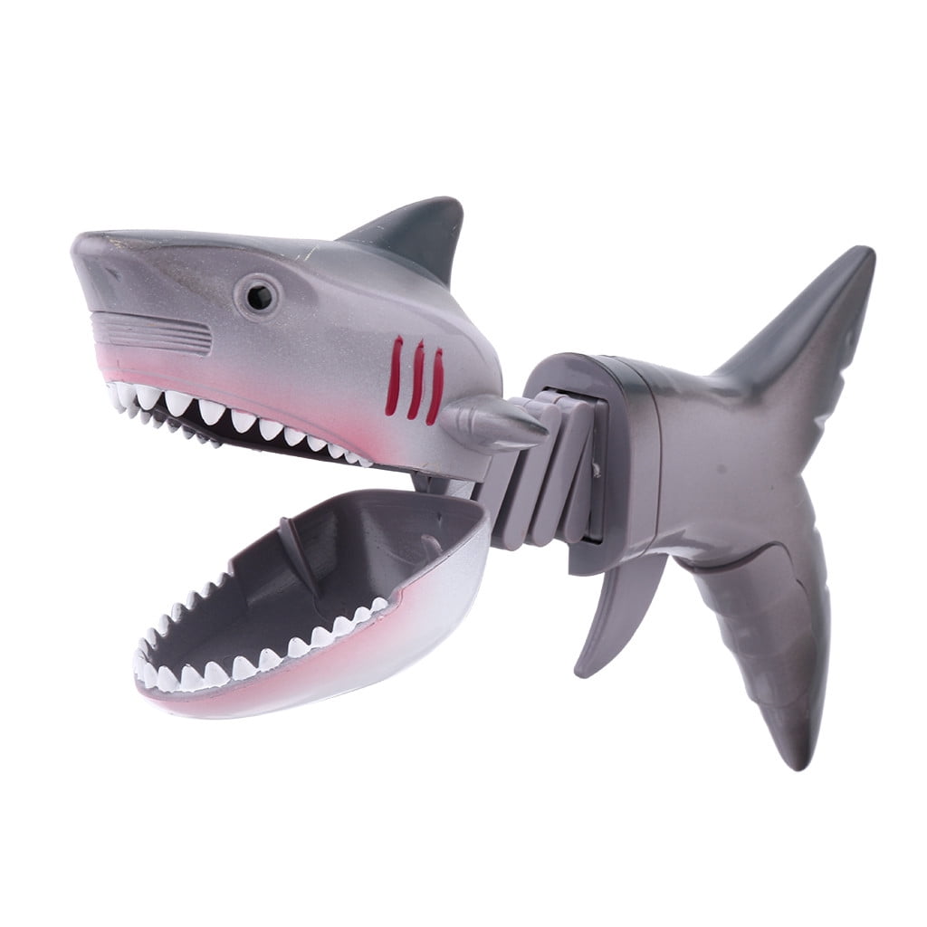 Shark Animal Figures Grabber Claw Game Snapper Pick Up Claw Novelty ...