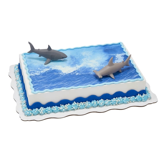 Shark Attack Sheet Cake - Walmart.com