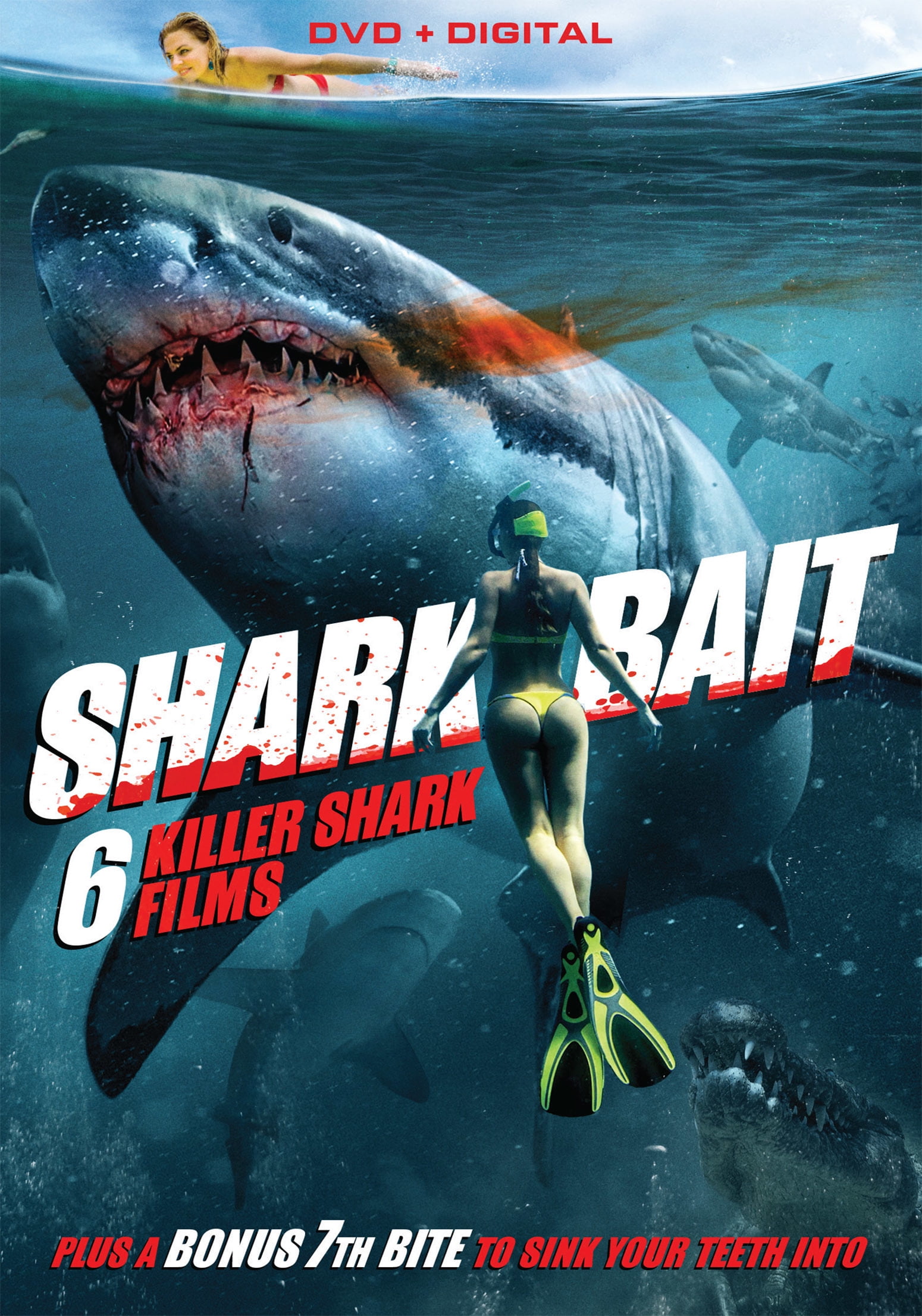 Shark Bait: 6 Killer Shark Films - Walmart.com