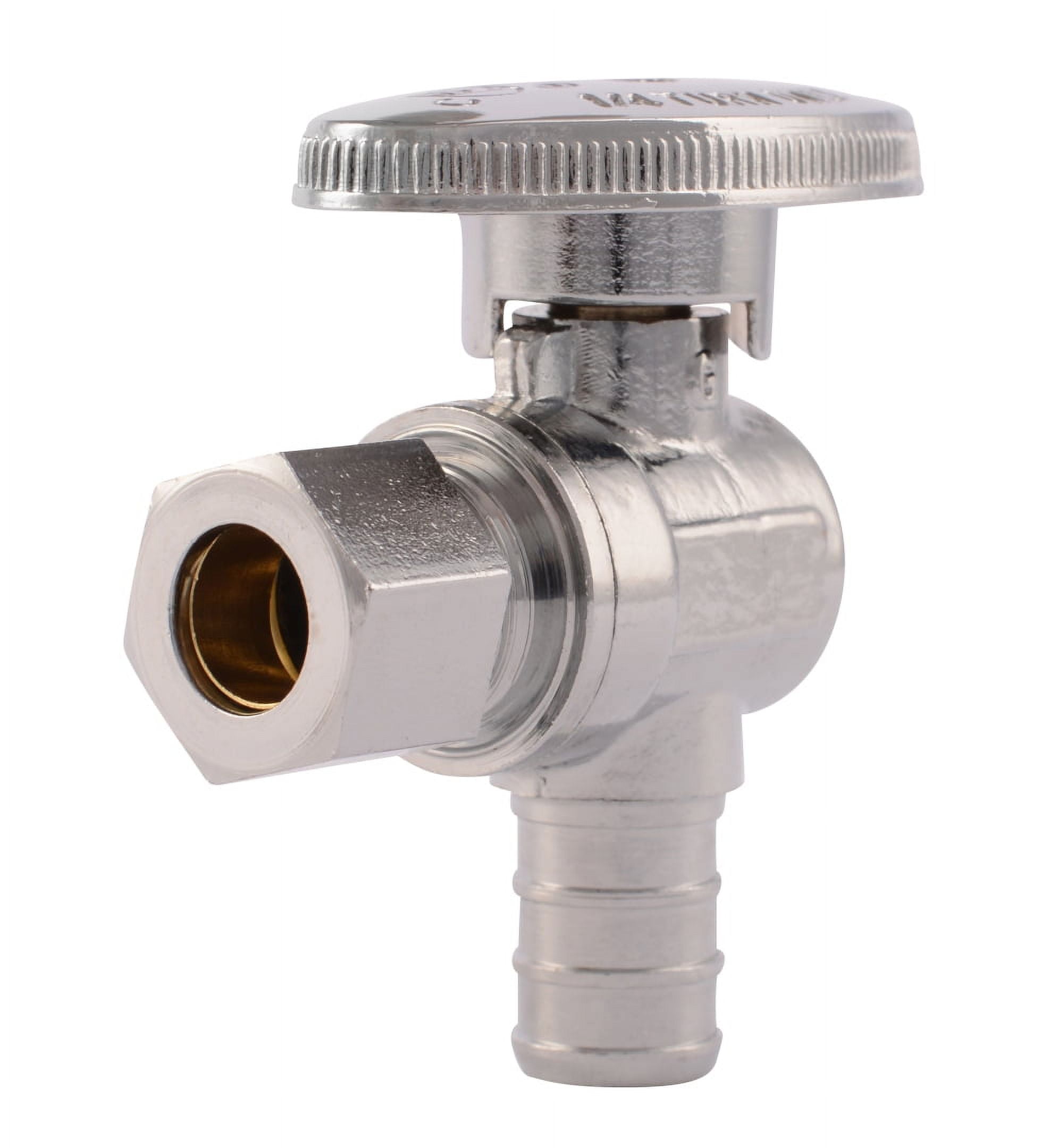 Shark Bite 23058LF 1/2" X 3/8" OD Compression Quarter Turn Angle Stop ...