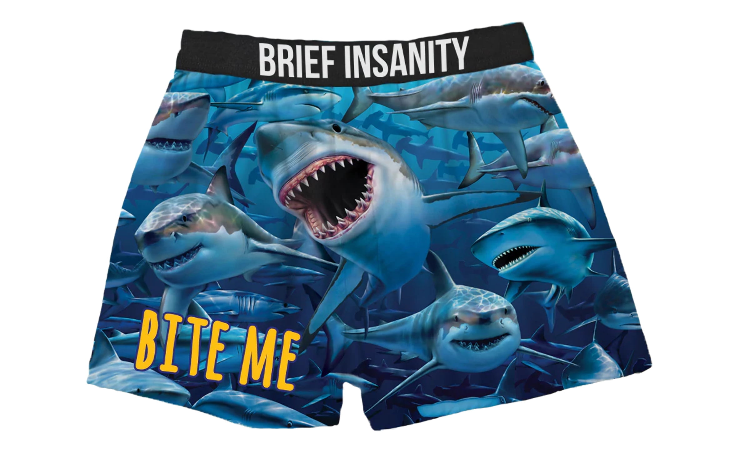 Shark Bite Me Boxer Shorts - Walmart.com