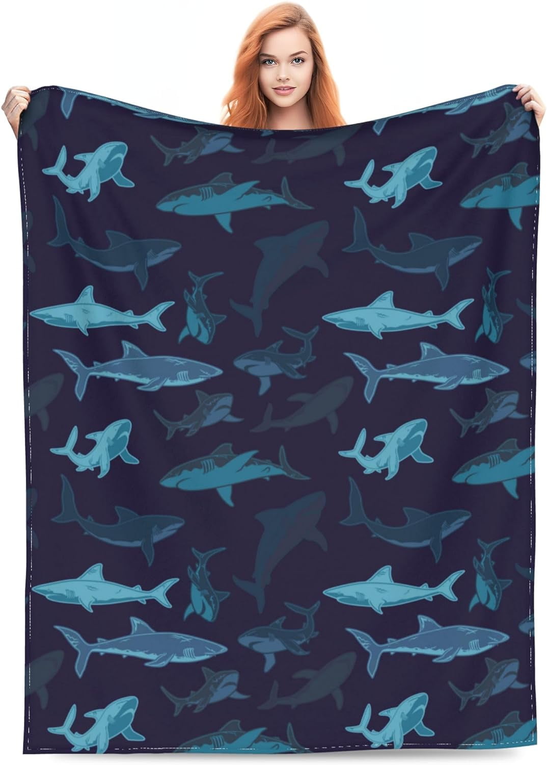 Shark Blanket Gifts for Adult & Kids for Living Room Bedding Couch Soft ...