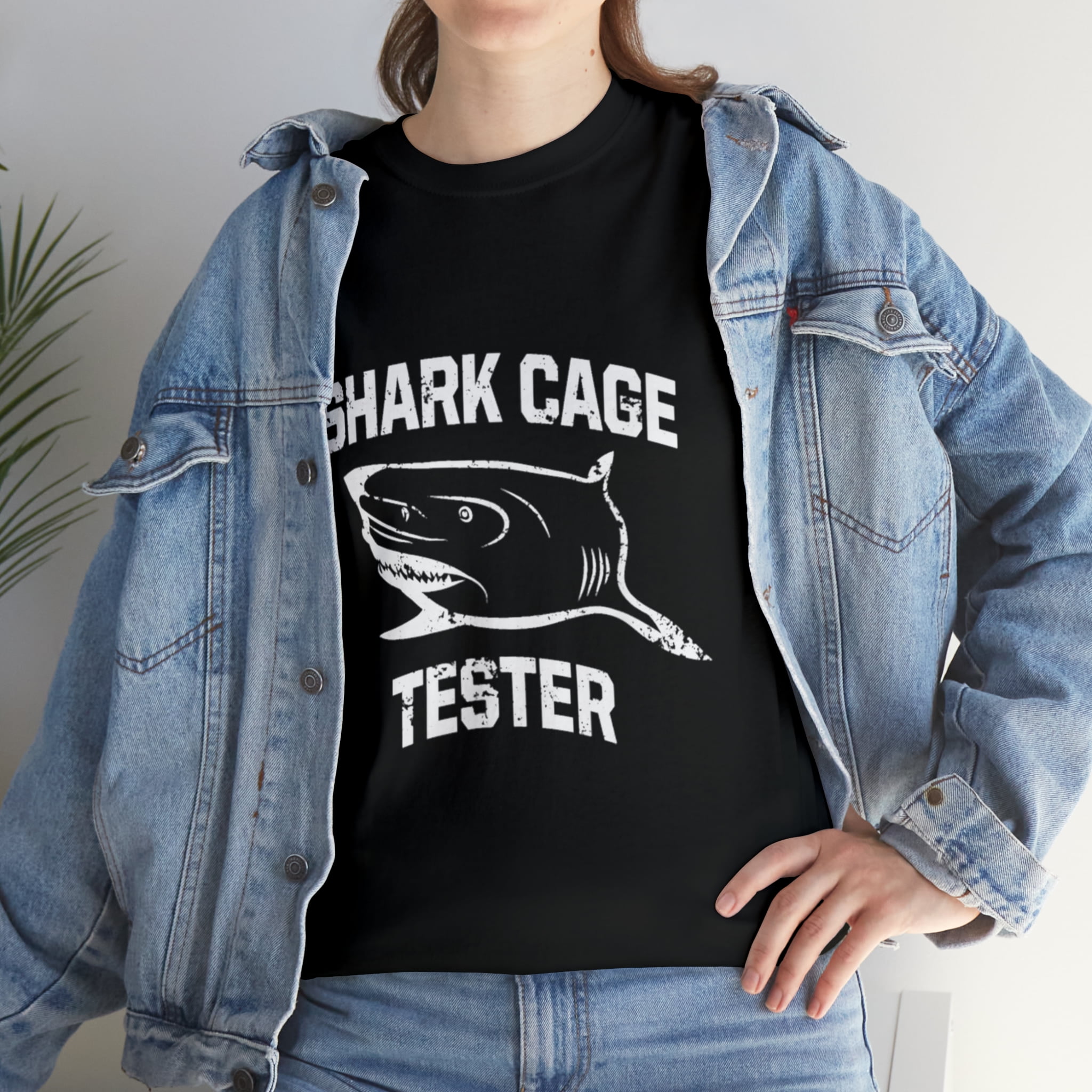 Shark Cage Tester T-Shirt - Walmart.com