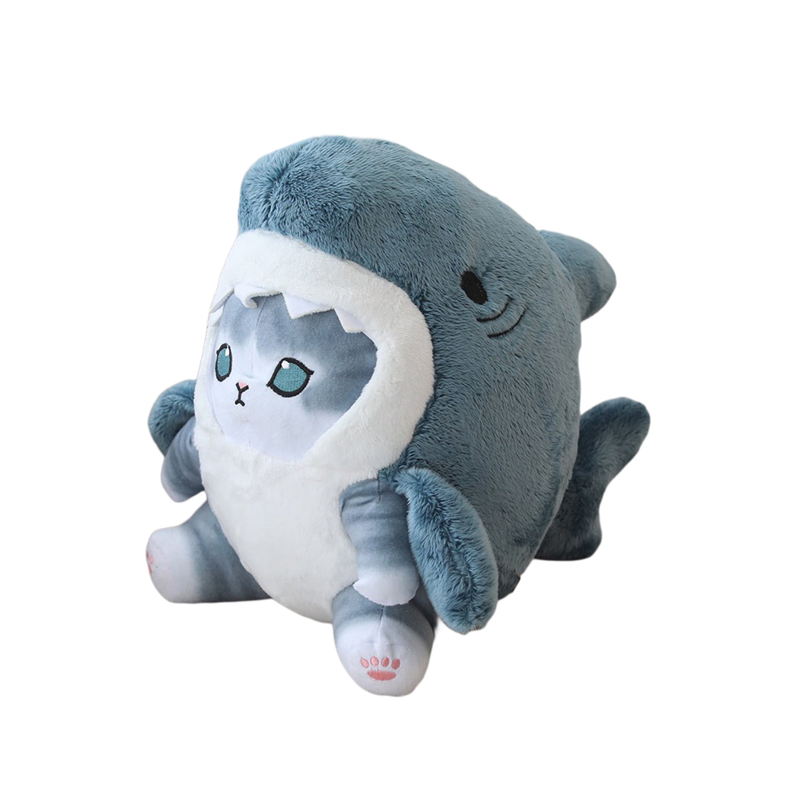 Shark Cat Plush Toy 2-in-1 Cross-dress Doll Lovely Plushie Soft ...