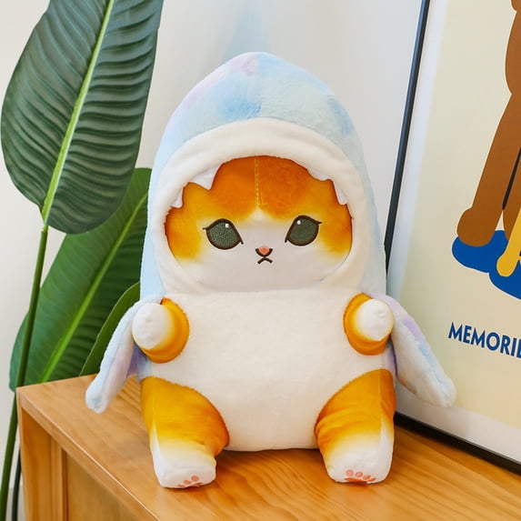 Shark Cat Plush Toy - Cute Cat Stuffed Animal Doll for Kids, Birthday ...