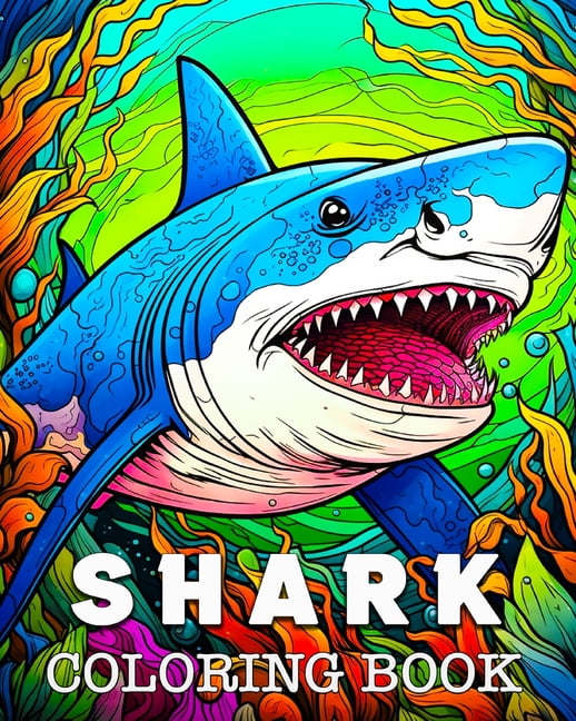 Shark Coloring Book: Beautiful Images to Color and Relax (Paperback ...