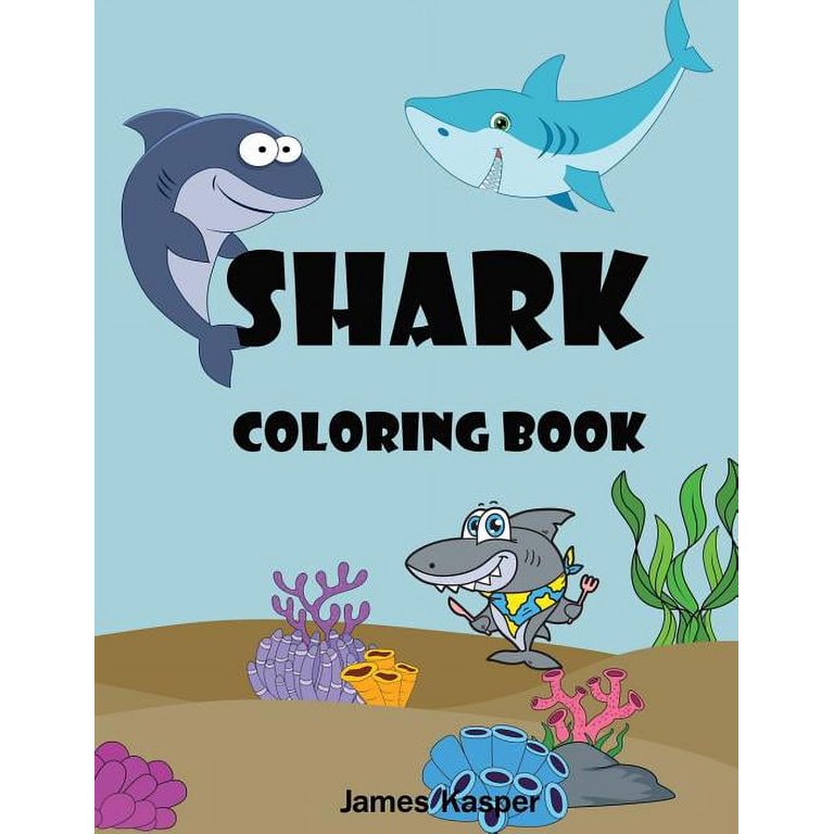 shark coloring pages for preschoolers
