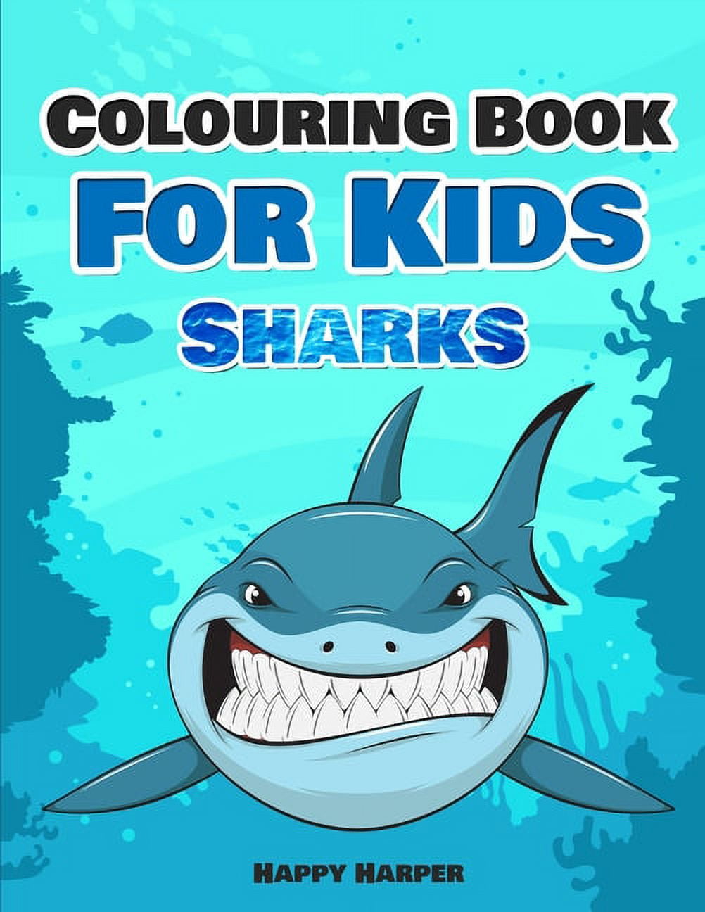 Shark Colouring Book, (Paperback) - Walmart.com
