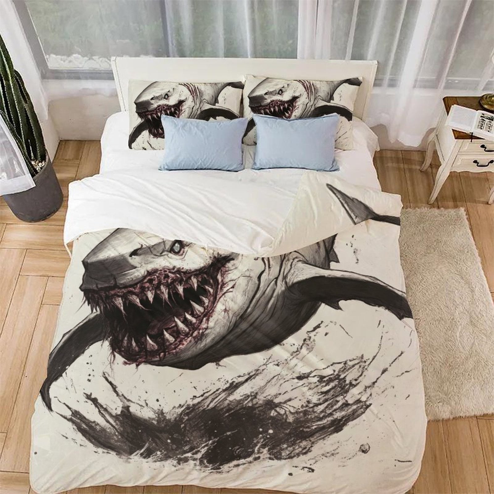 Shark Comforter Covers Duvet Cover 3D Printed Bedding Set Quilt Cover ...