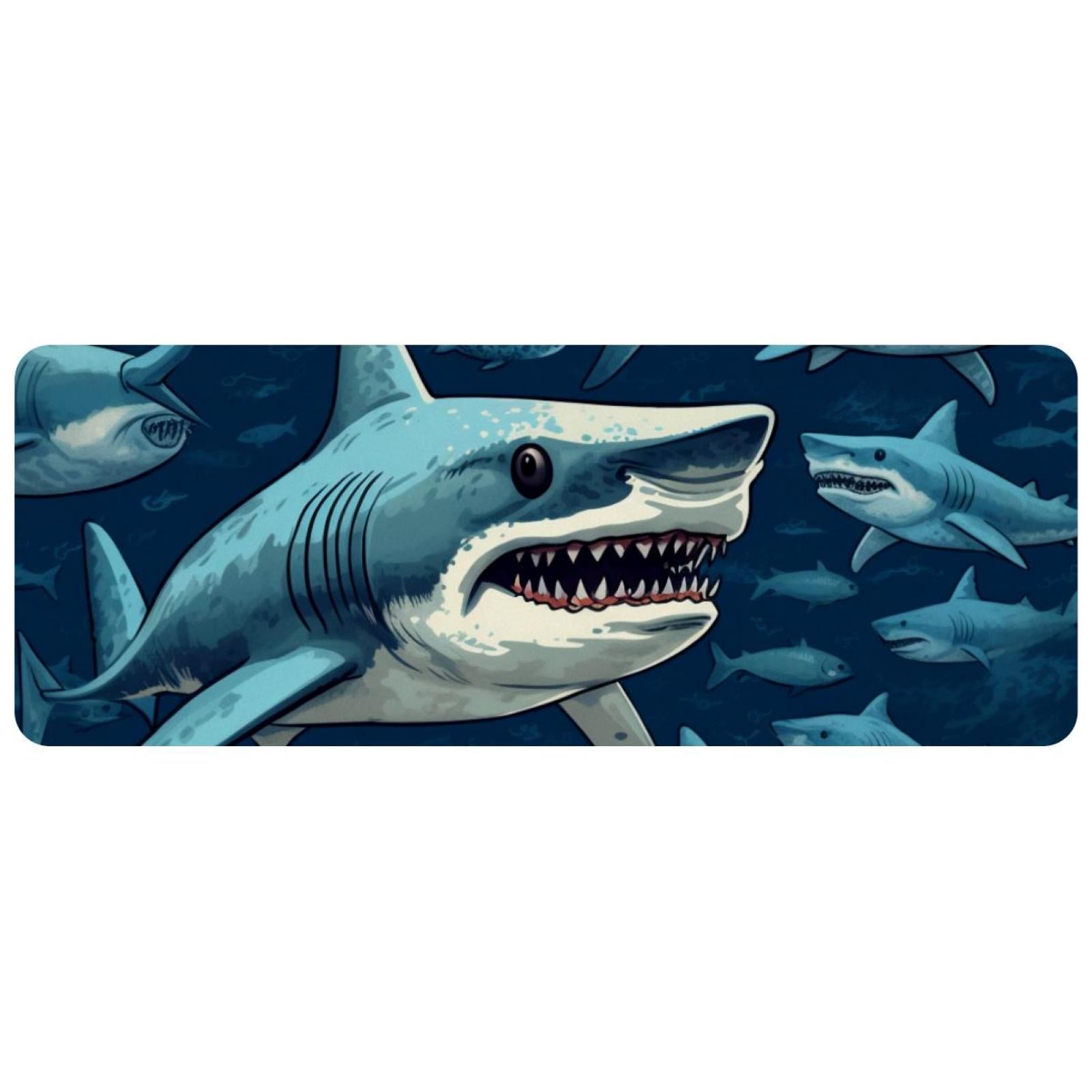 Shark Computer Mouse Pad,Rubber Mouse Mat for Gaming, Office, Laptop ...