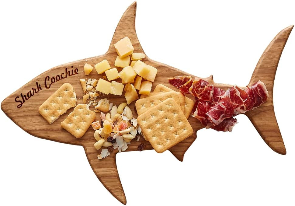 Shark Coochie board 17.5x12'', Shark Cuterie board, Charcuterie board ...