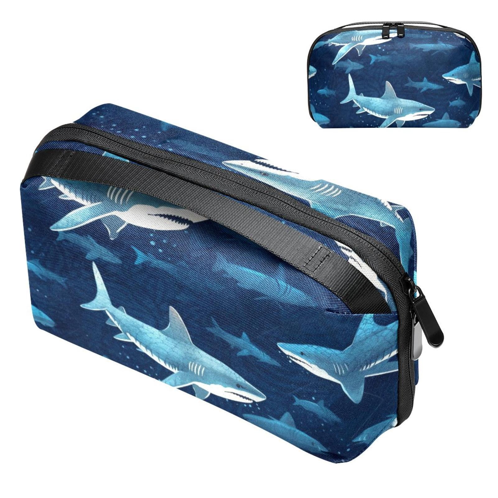 Shark Digital Pouch with Oxford Fabric, Waterproof Electronic Organizer ...
