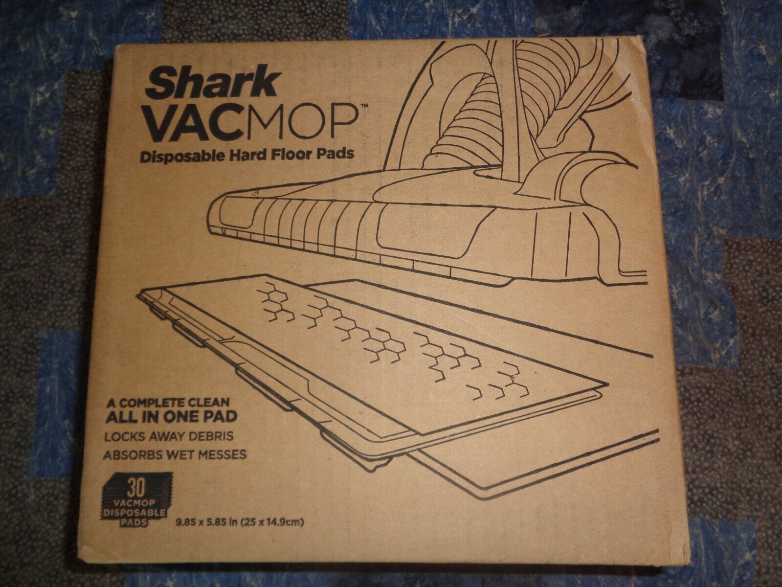 Shark Disposable Hard Floor VacMop Vacuum Mop Pad Refills 30 Count ...