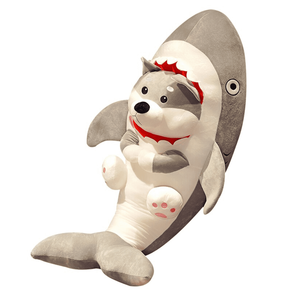 Shark Dog Plush Toy 27.5 inches, Cute Stuffed Animal for Kids, Shark ...