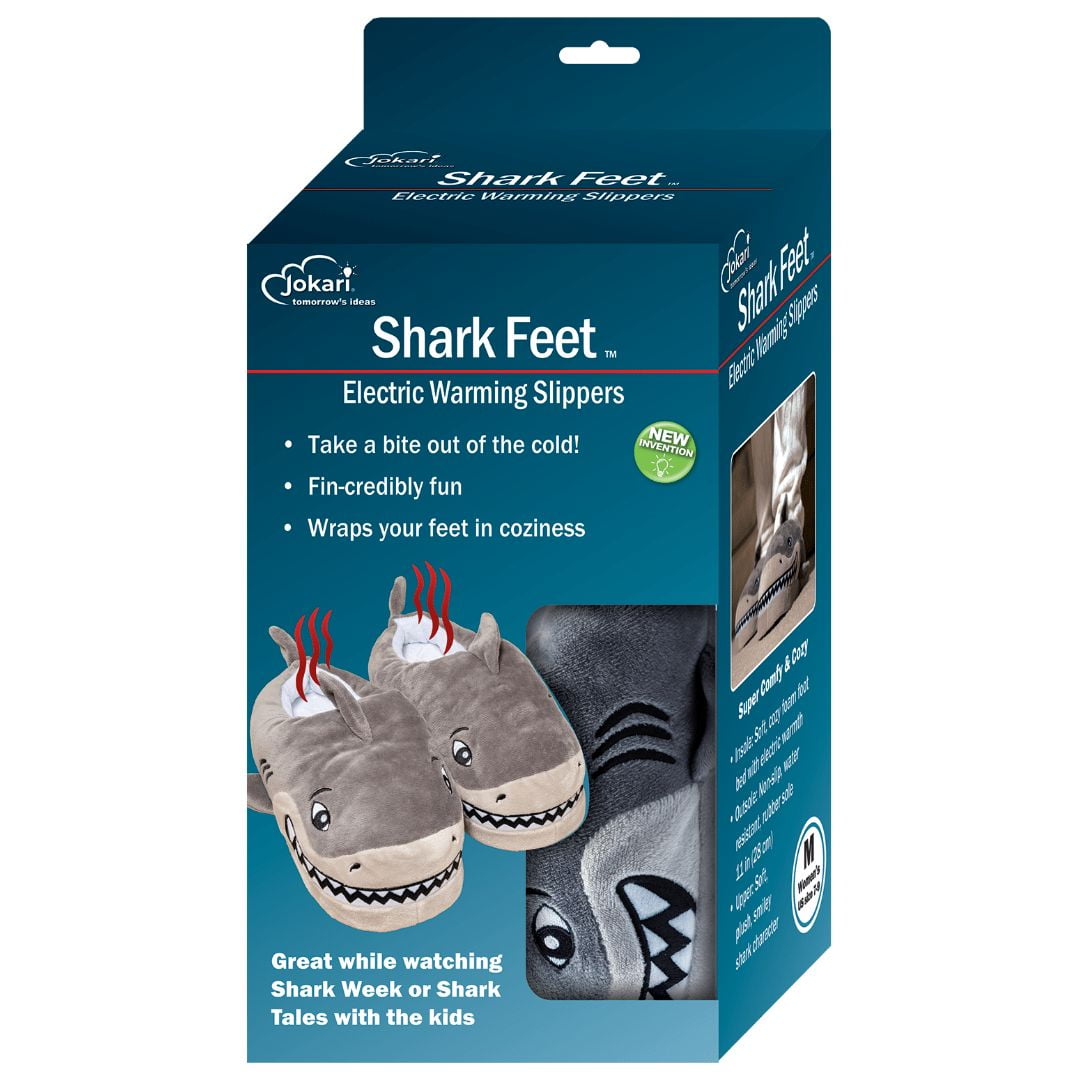 Jokari Shark Feet, Electric Warming Slippers - Walmart.com