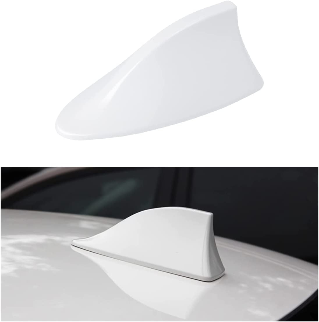 Shark Fin Antenna Cover for Car, Automotive Top Roof Aerials AM/FM ...