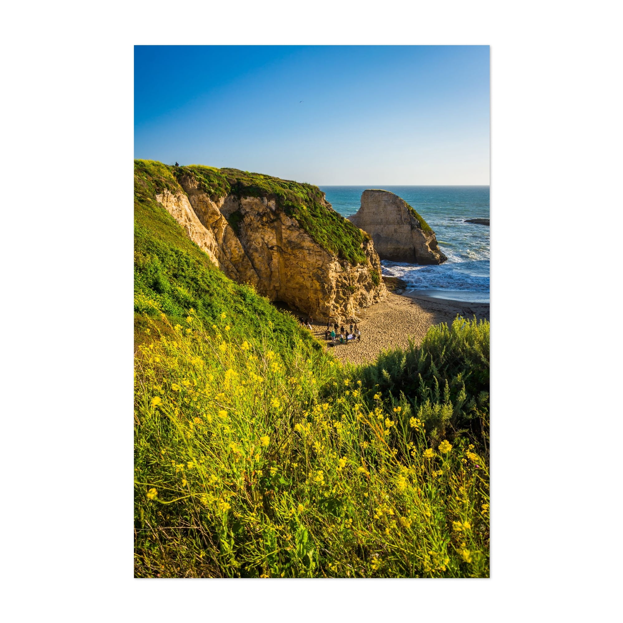 Shark Fin Cove - Santa Cruz California Photography Unframed Wall Art ...