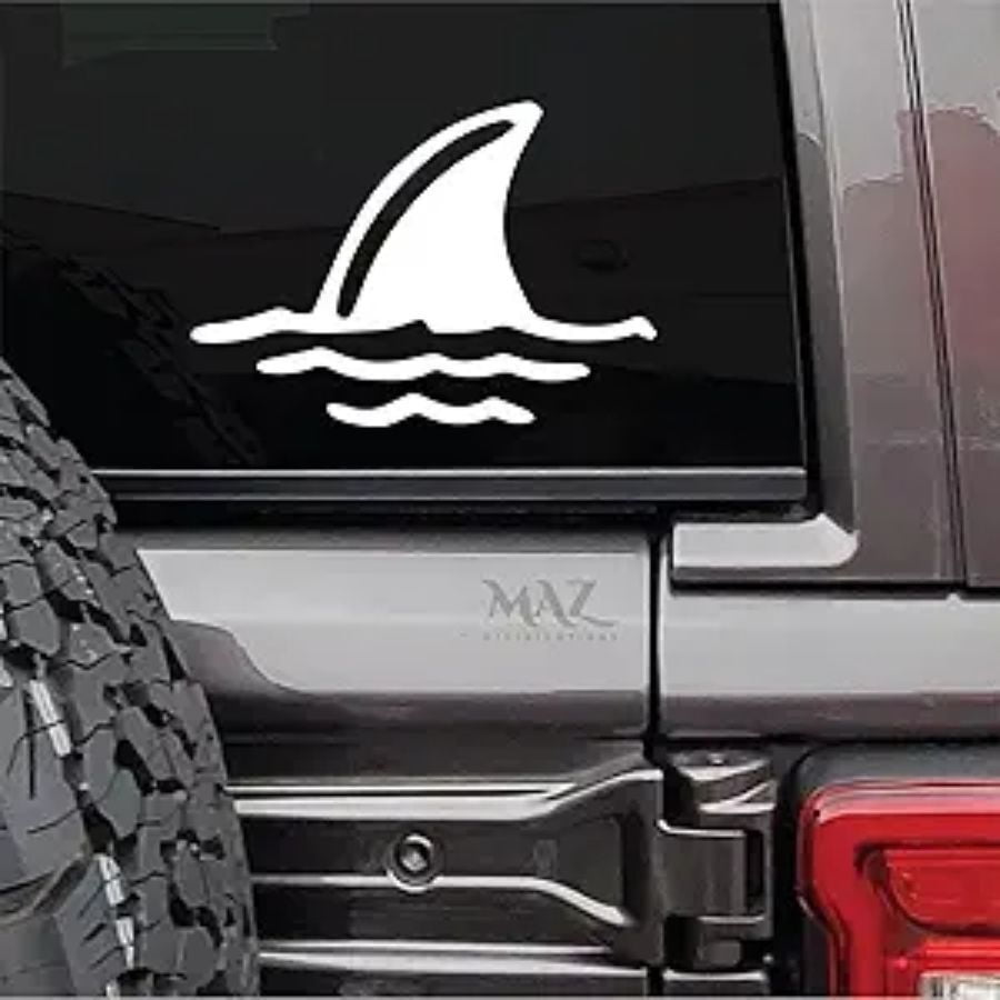Shark Fin Sticker – Vinyl Shark Fin Sticker for Car, Truck, SUV, and ...