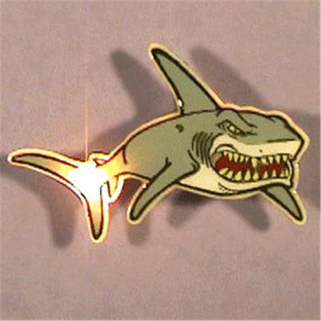 Shark Flashing Body Light Lapel Pins - Walmart.com