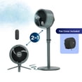 Shark FlexBreeze Outdoor & Indoor Fan with InstaCool Misting Attachment ...