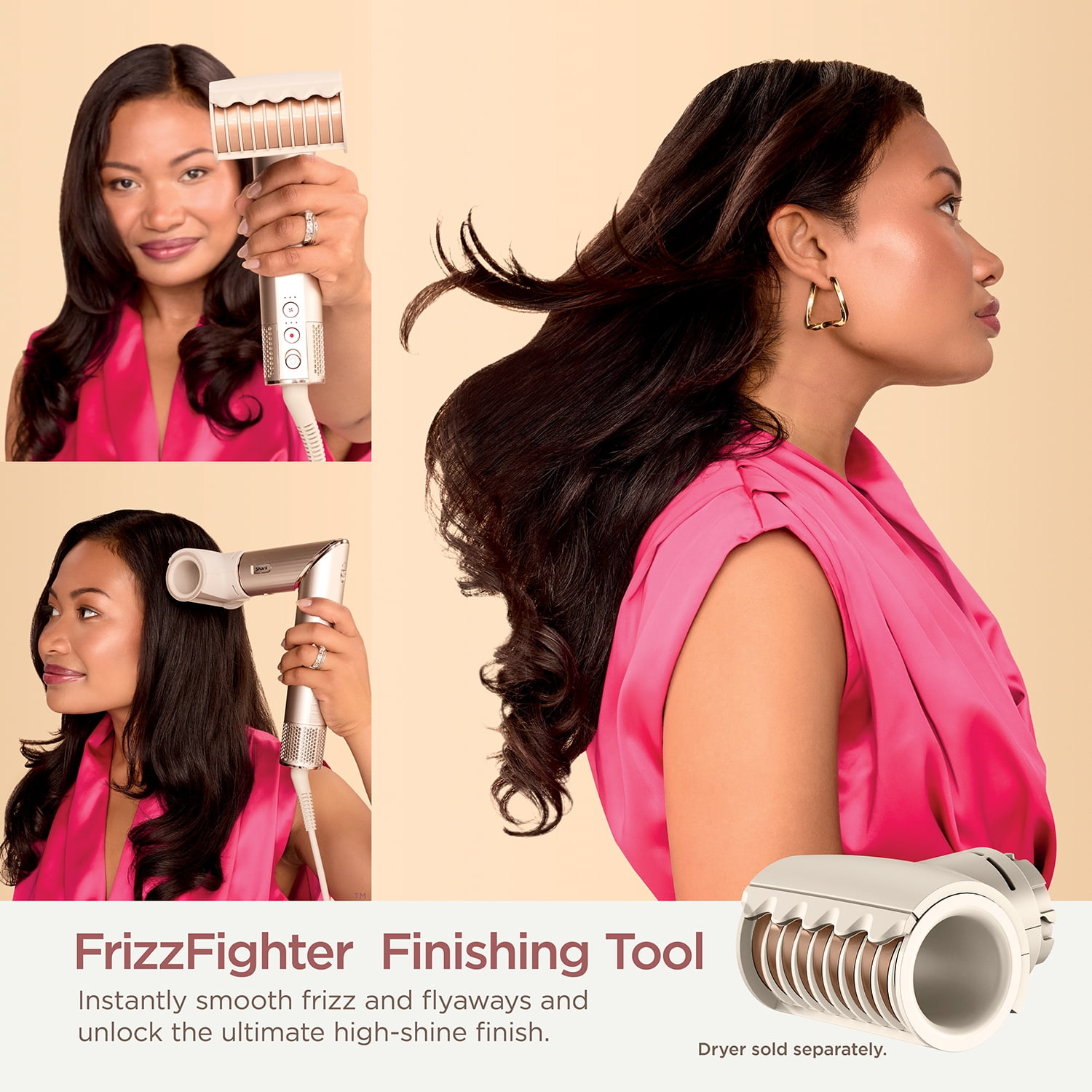 Shark FlexStyle® FrizzFighter™ Finishing Tool - XSKHD4PA - Walmart.com