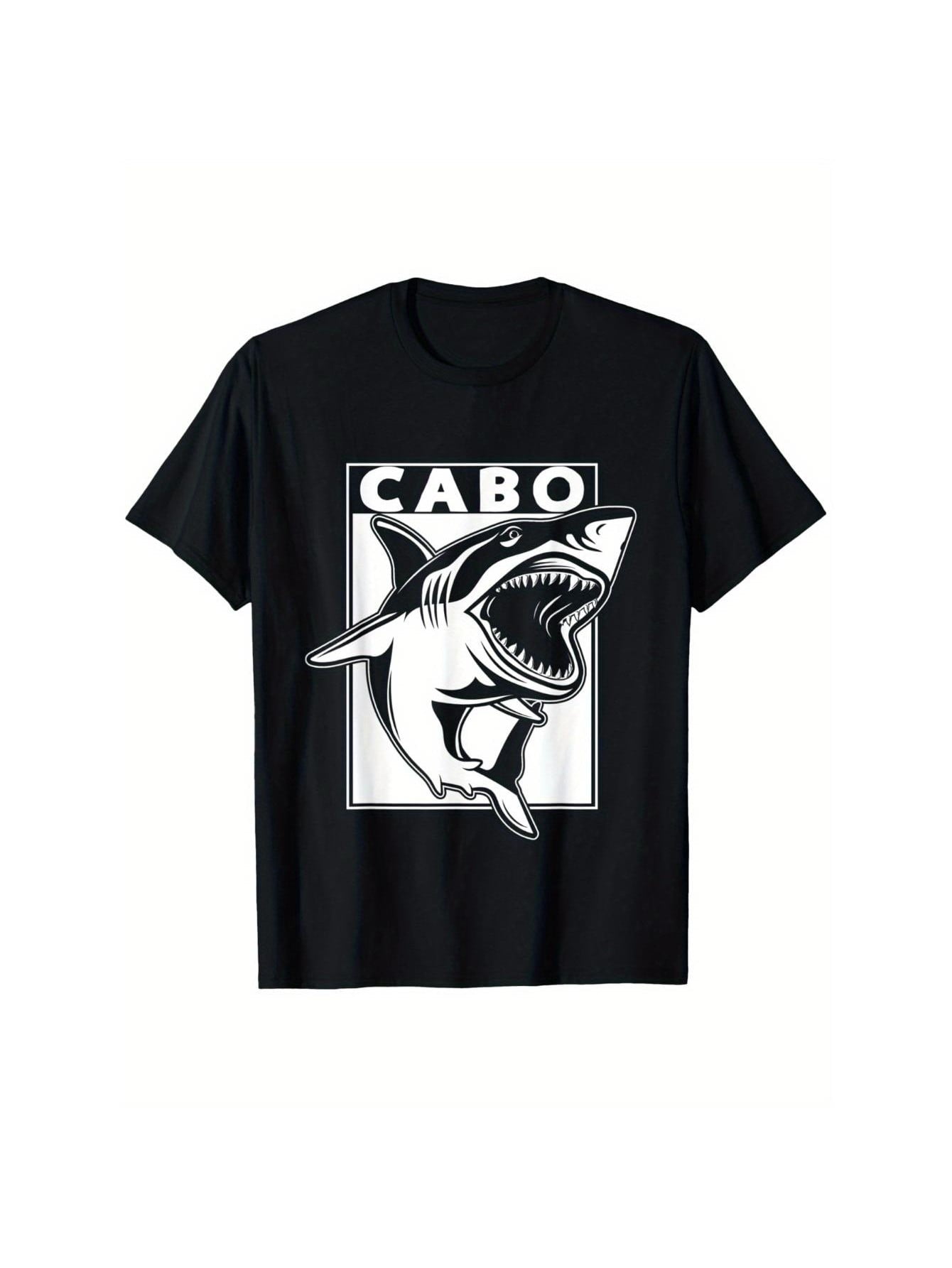 Shark Graphic Tee - 100% Cotton | Regular Fit | White Shark and ...