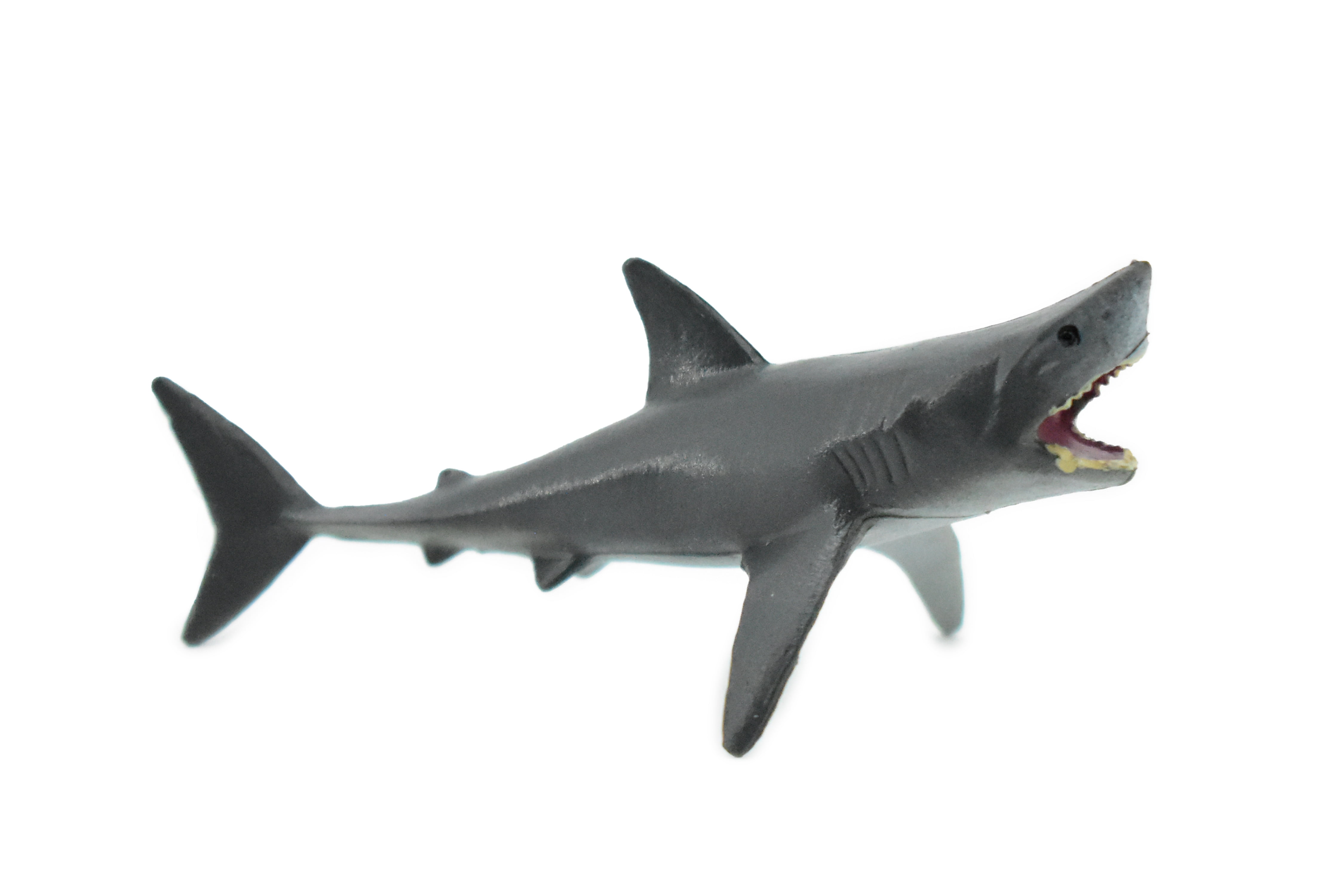 Shark, Great White, Rubber Fish, Hand Painted, Realistic Toy Figure ...