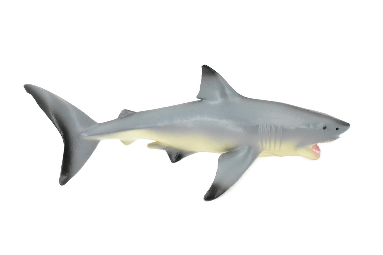 Shark, Great White Shark, Museum Quality, Rubber Fish, Hand Painted ...