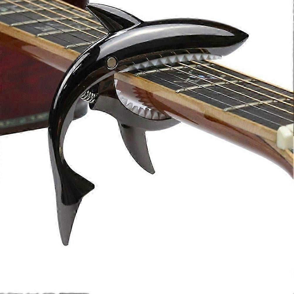 Shark Guitar Capo Zinc Alloy Universal Quick Replace Clamp for Acoustic ...