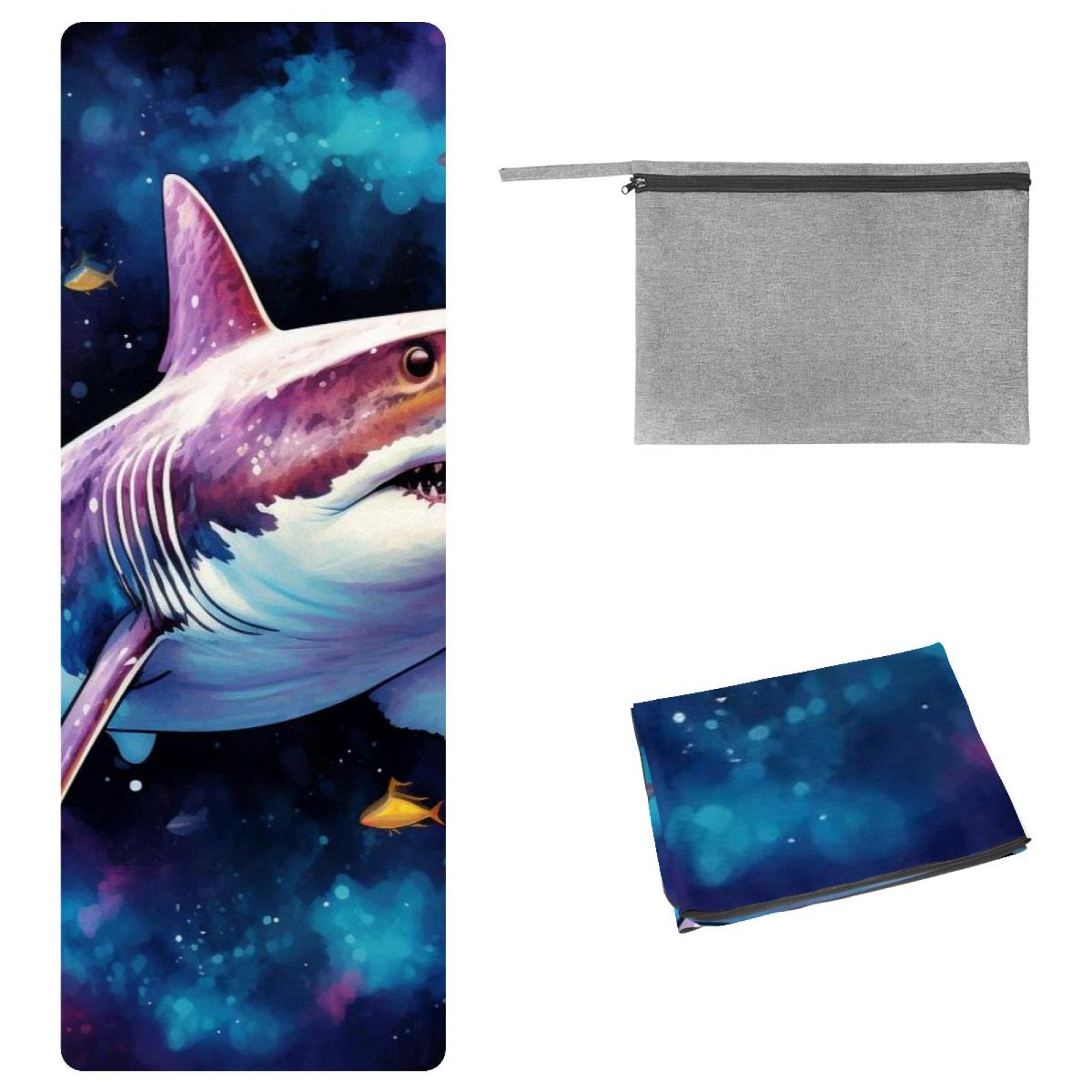 Shark Gym Towels with Storage Bag, 72.8"x26.8" - Suitable for Yoga ...