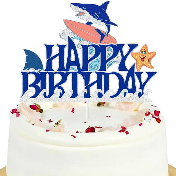 Shark Birthday Cake
