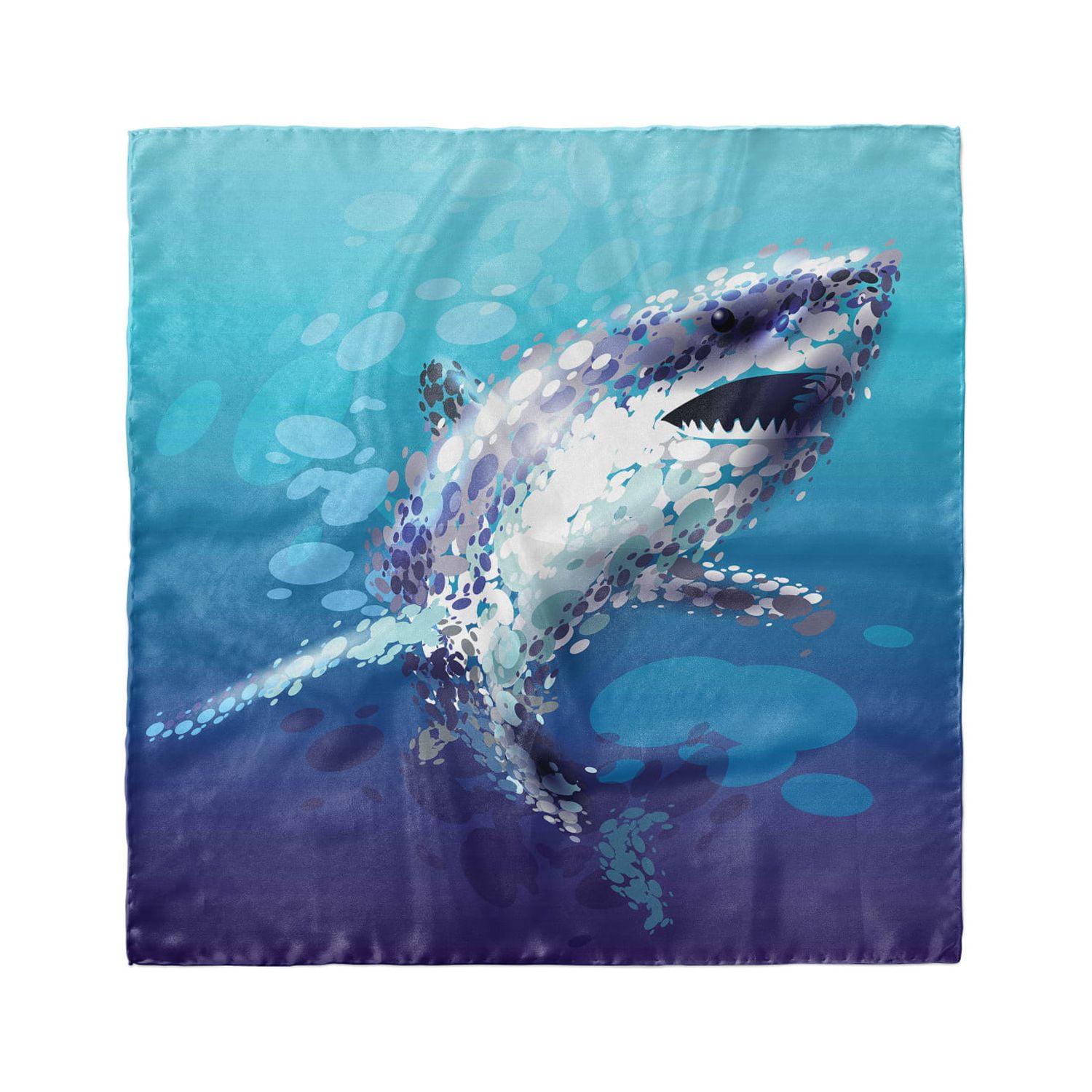 Shark Head Scarf, Shark Oceanlife Animal, Head Wrap, 3 Sizes, by ...