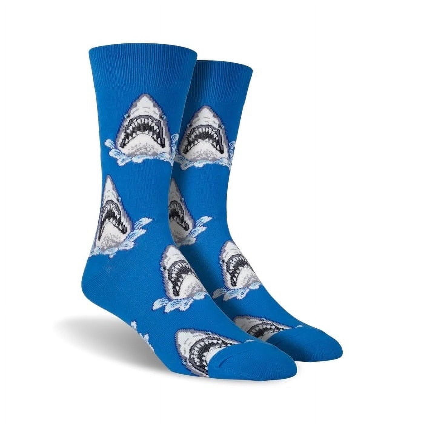 Shark Head Socks from the Sock Panda (Adult Large - Men's Shoe Sizes 8 ...