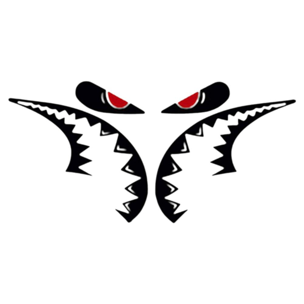 Shark Head Tube Sticker Bicycle Frame Decor MTB FixedGear Accessories ...