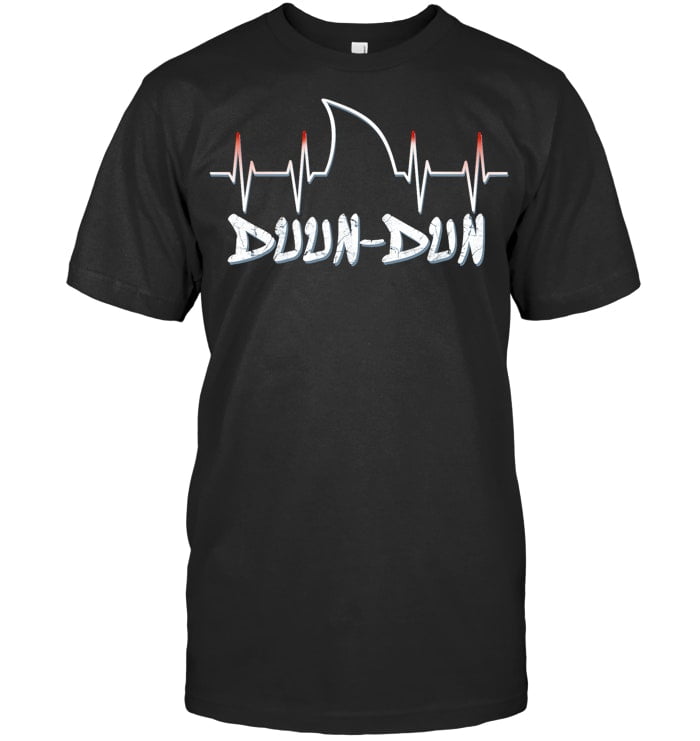 Shark Heartbeat Tee Shirt Week Duun Dun Shark T Shirt - Walmart.com