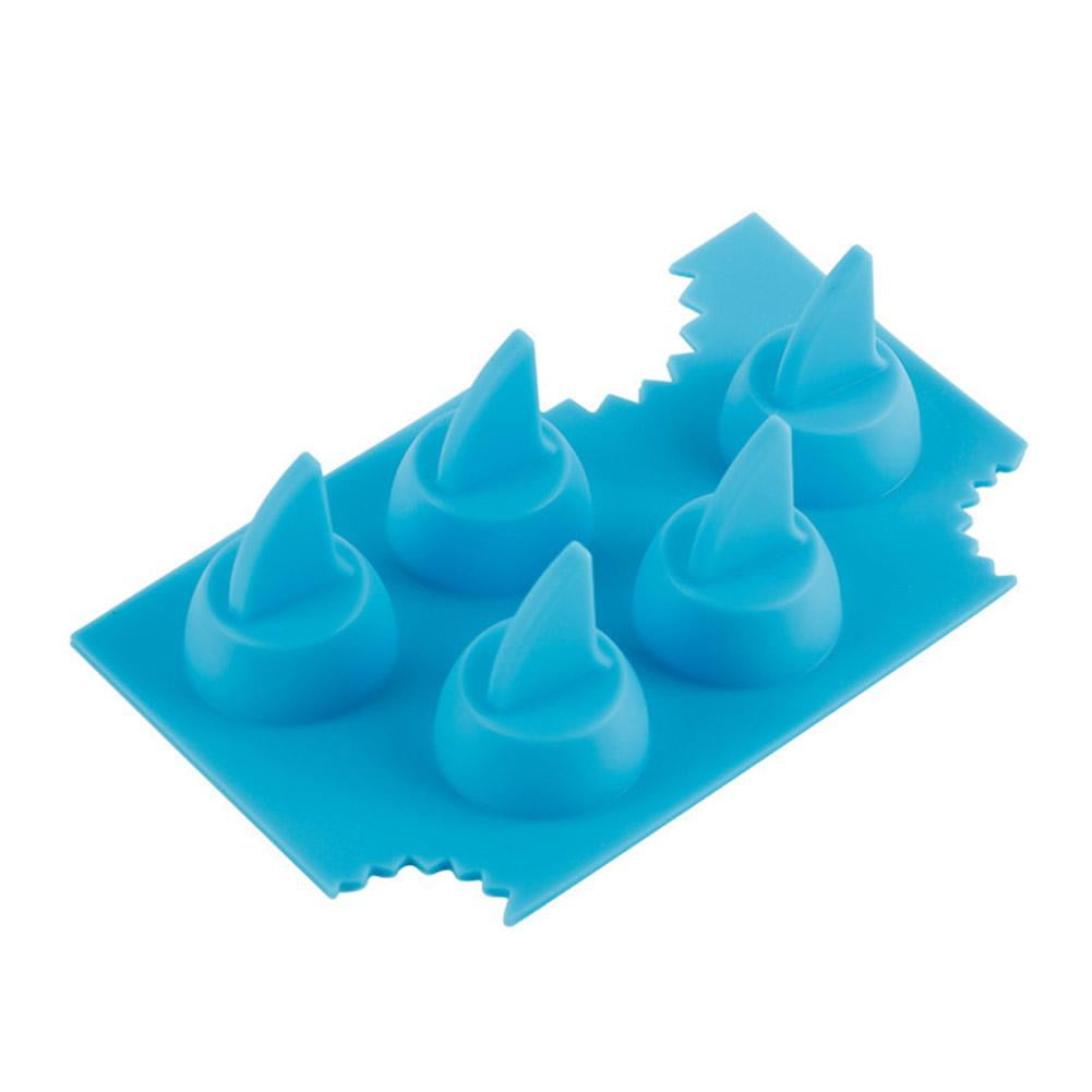 Shark Ice Cube Tray for Freezer, Shark Fin Mold Ice Cube Mold, Silicone ...