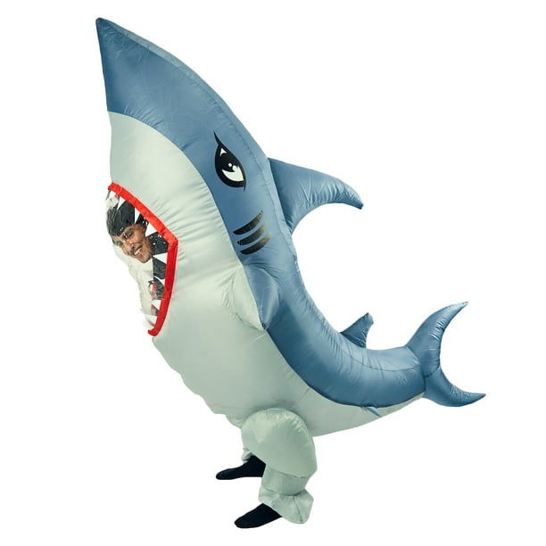 Shark Inflatable Adult Halloween Costume - Walmart Business Supplies